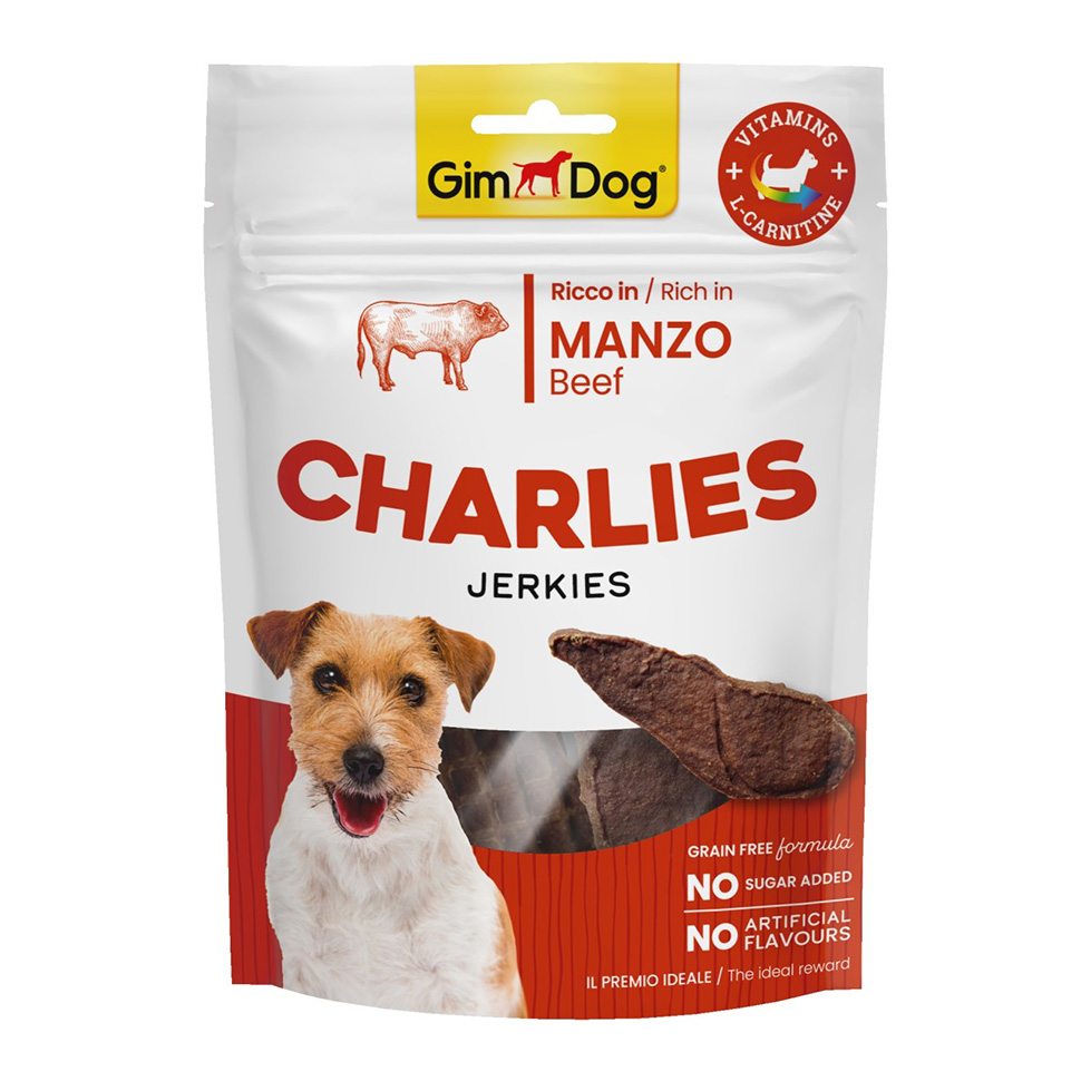 قیمت و خرید تشویقی سگ جیم داگ چارلی جرکی گوشت گاو Gim Dog Charlies ...